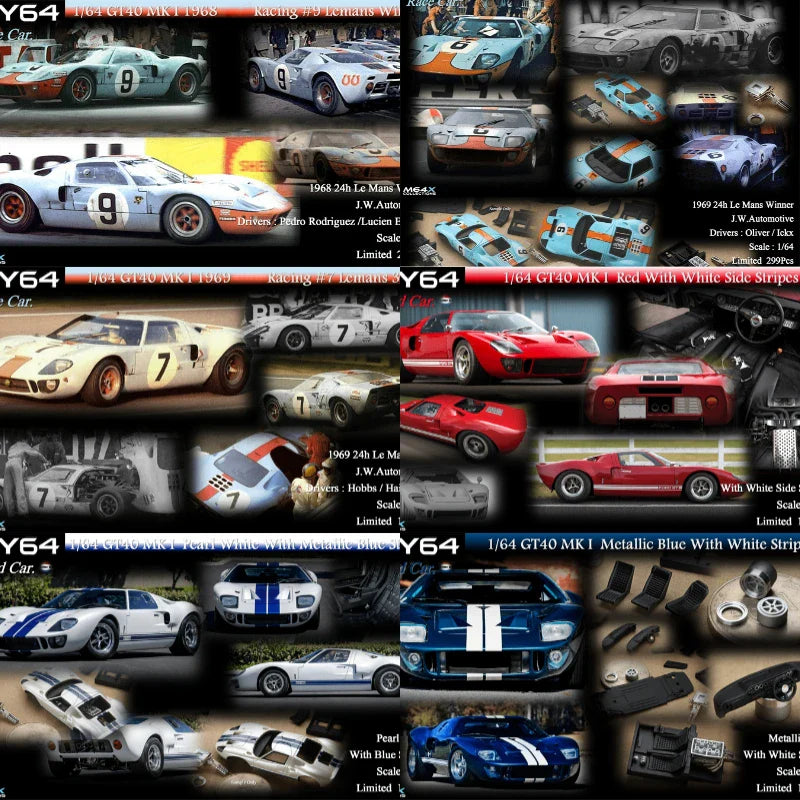 **Pre-Order** MY64 1:64 GT40 MKI Resin Model Car – Minimodels